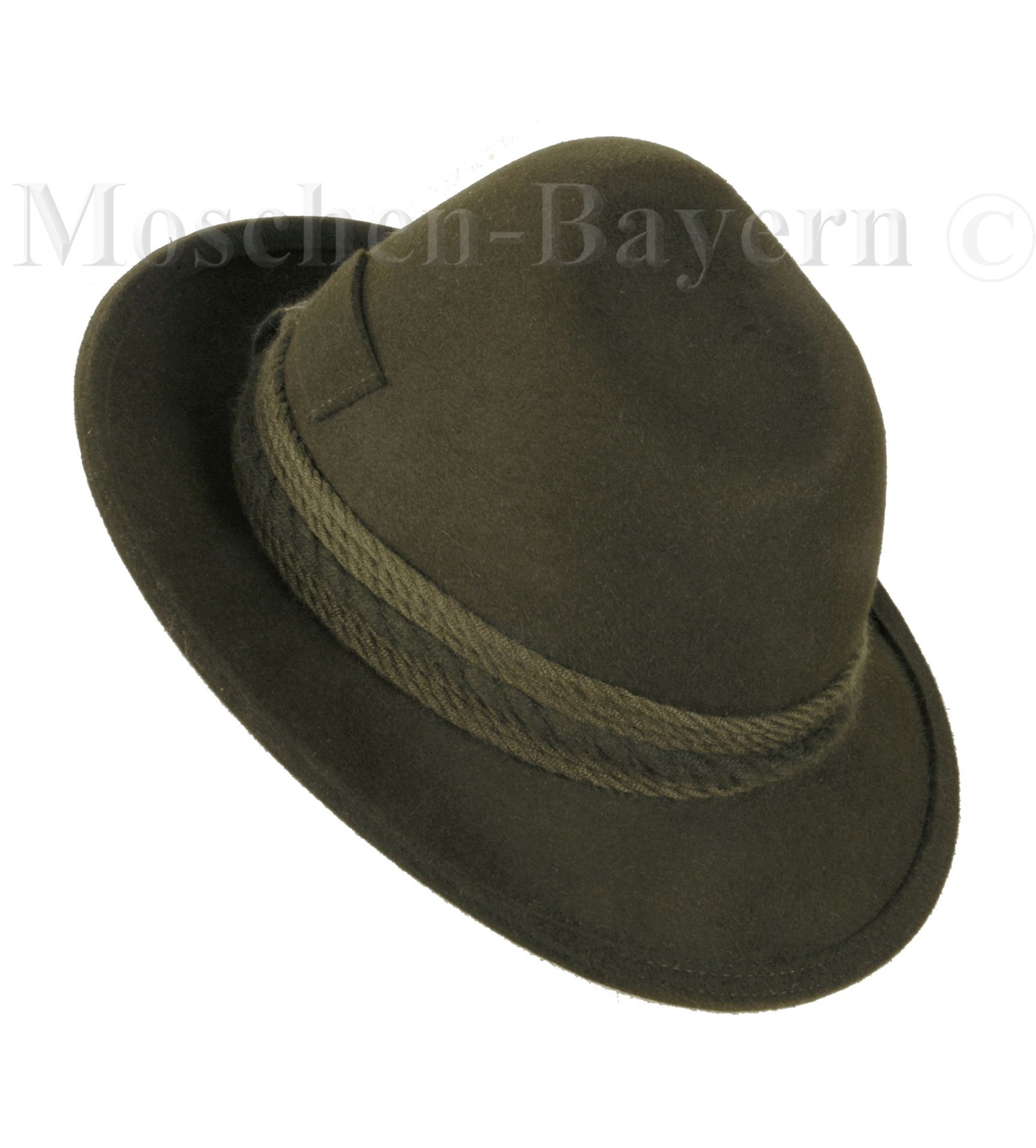 Jagdhut Trachtenhut Herren "Original Allgäuer" Lodengrün hand made