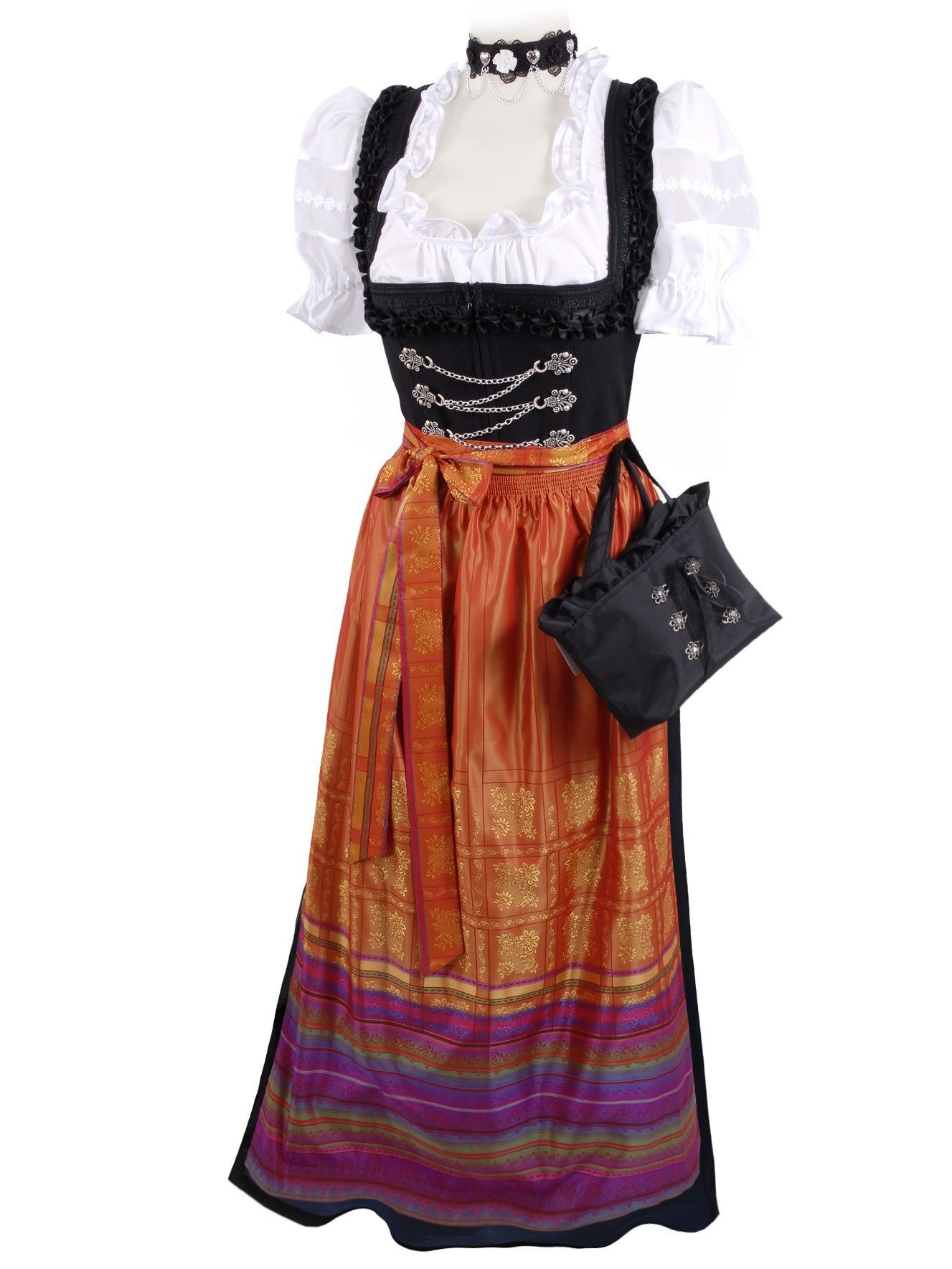 Dirndl lang Damen, festlich elegante Dirndl in prachtvollen Designs