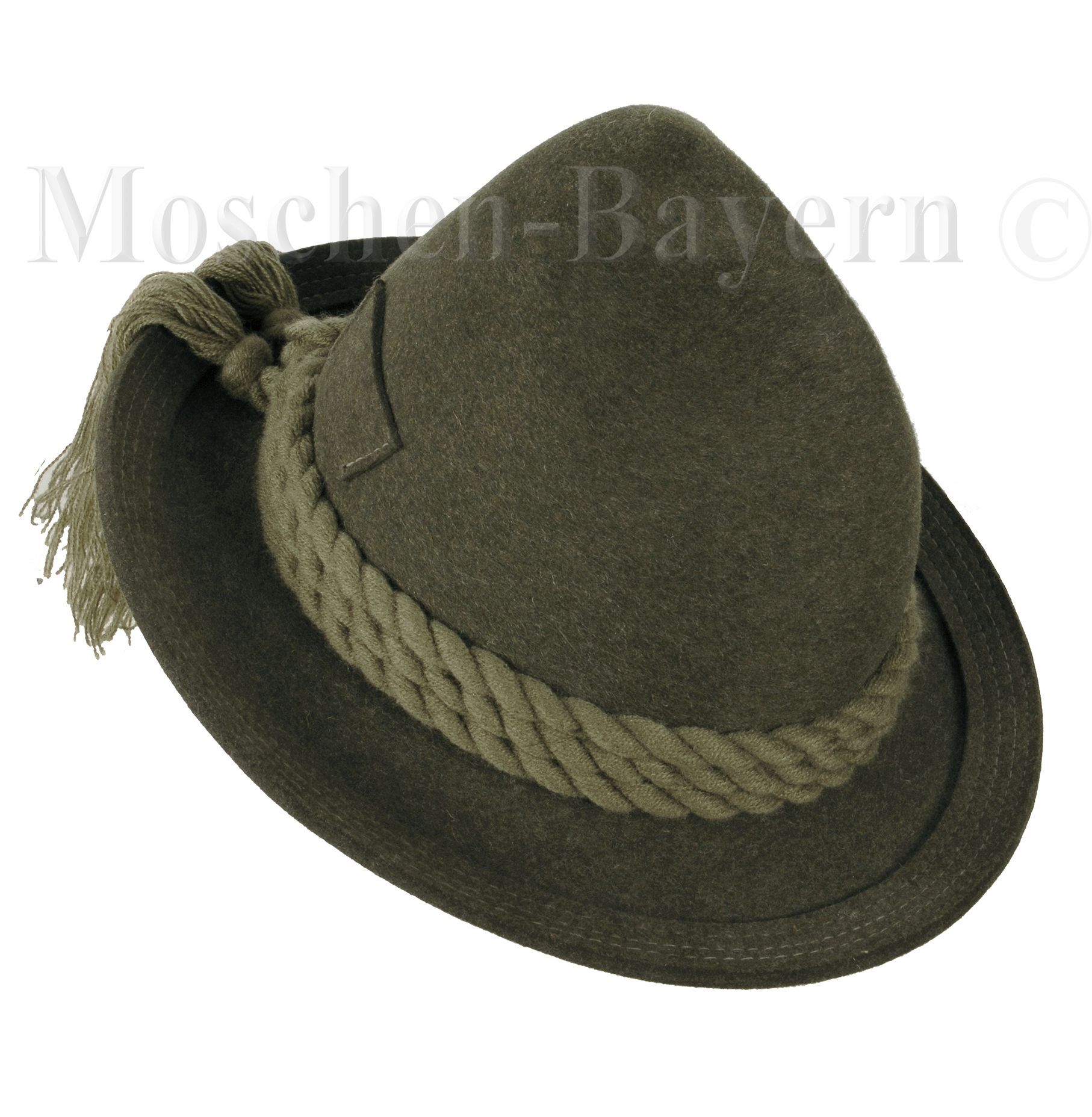 Jagdhut Trachtenhut Herren "Original Allgäuer" Lodengrün hand made